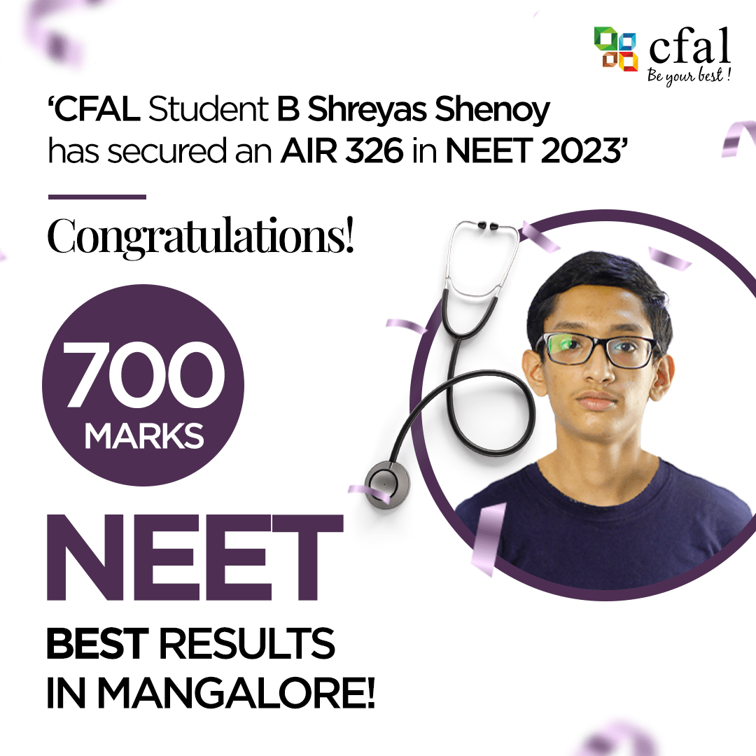 Impressive! 92% of CFAL Students who Attempted NEET 2023 Qualify for ...
