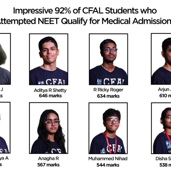 Impressive! 92% of CFAL Students who Attempted NEET 2023 Qualify for ...